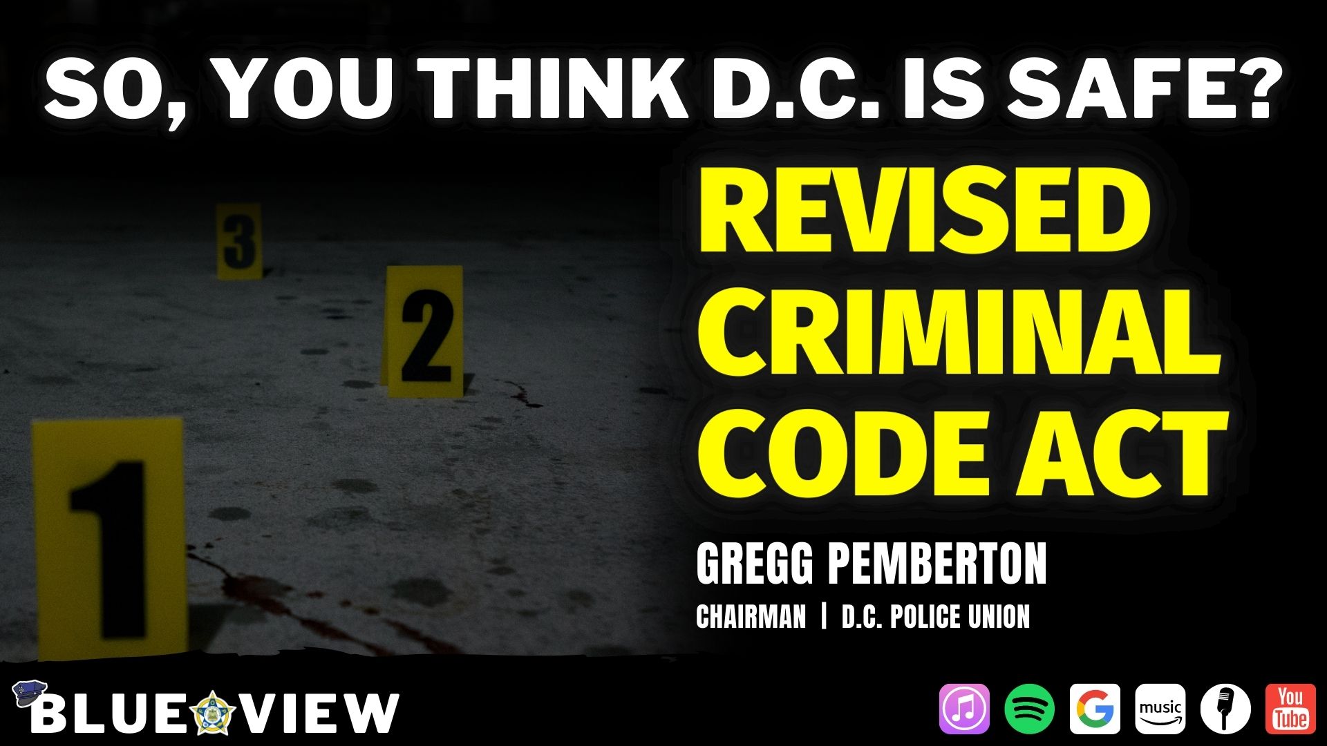 So, You Think D.C. Is Safe? Revised Criminal Code Act with Police Union ...